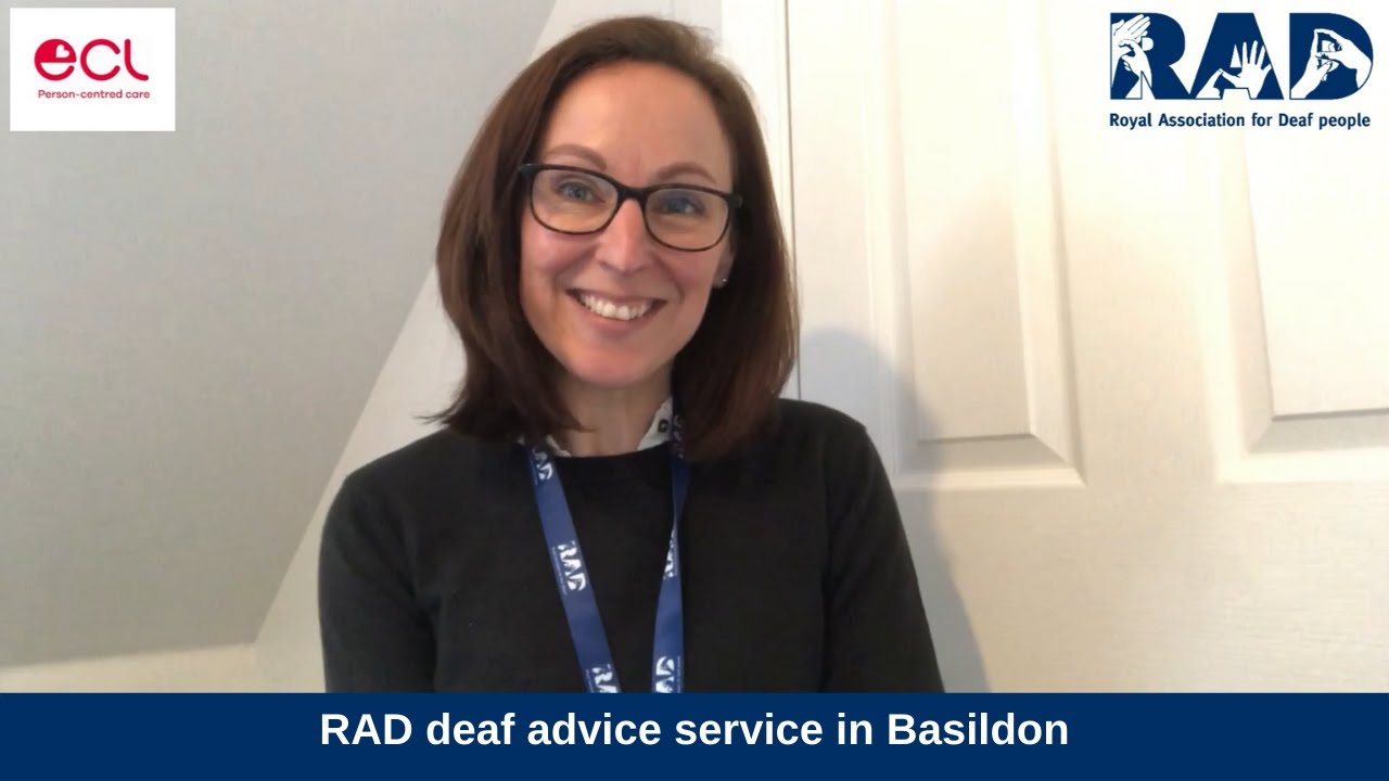 RAD deaf advice service in Basildon - YouTube