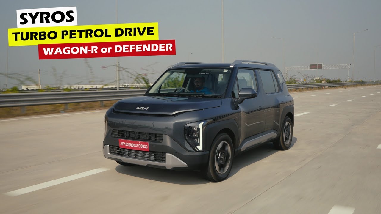 WagonR Jesi Chlti Hai Ya Defender Jesi ? Kia Syros Petrol DCT | Drive ...
