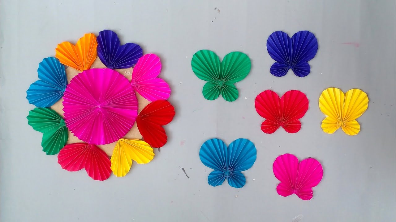 Colour Ful Wall Hanging Ideas/Best Out Of Weast/Easy And Quick Wall ...