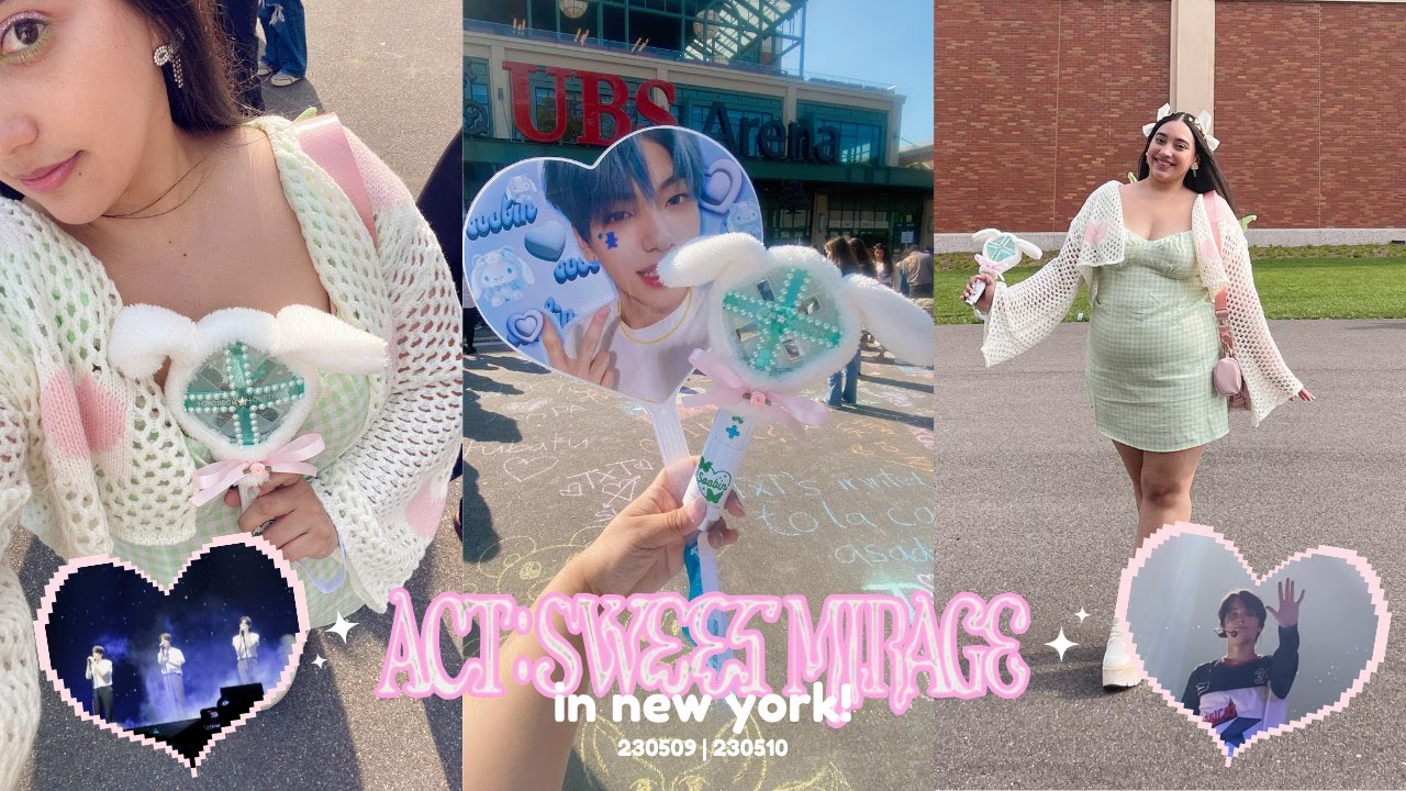 ʚ TXT CONCERT VLOG ɞ | act: sweet mirage tour in new york d-1 & d-2 ubs ...