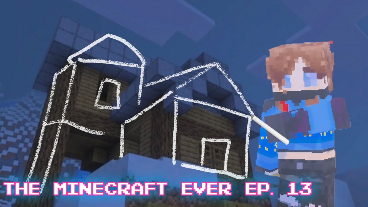 BUILDING HOUSES FOR MY SAD VILLAGERS- the minecraft ever pt. 13 - YouTube