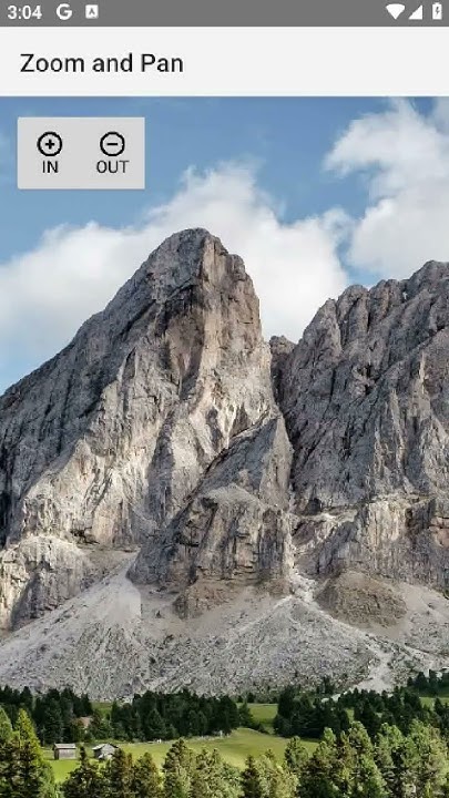 ImageView Zoom and Pan with centering - YouTube