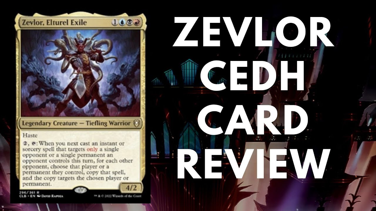 Zevlor Elturel Exile cedh card review new card from BALDUR'S GATE - YouTube