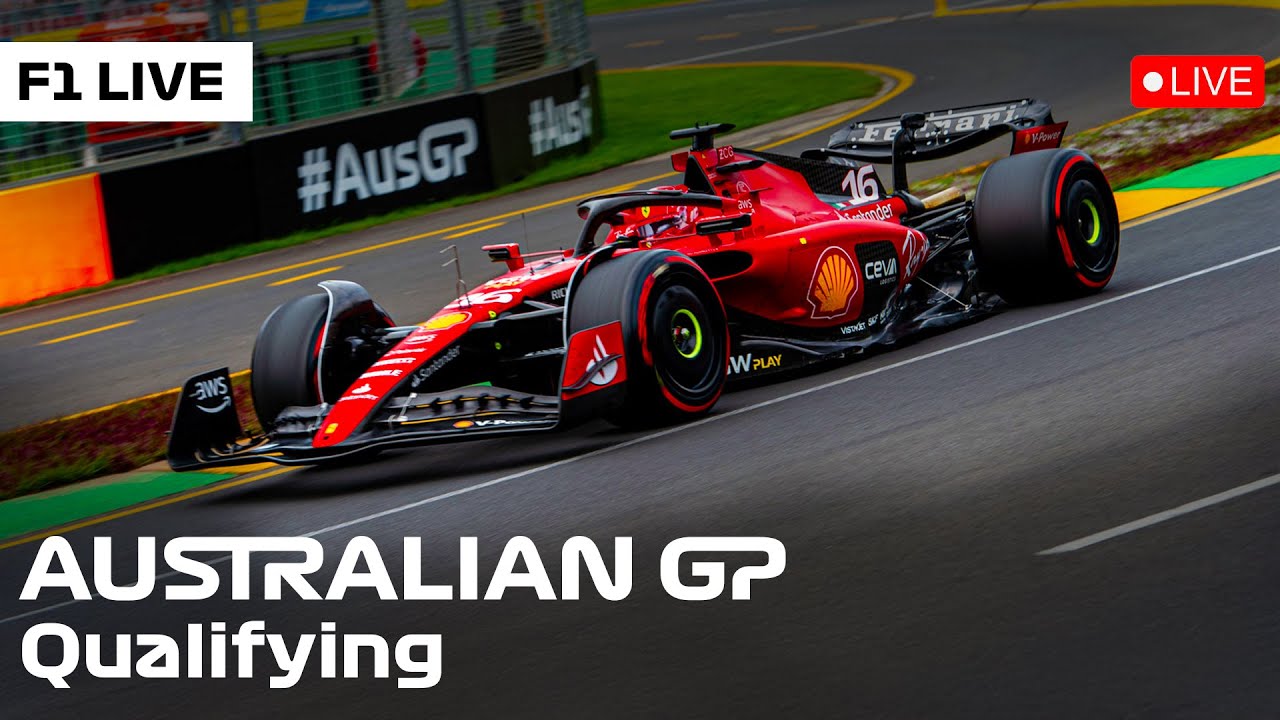 F1 Live : AUSTRALIAN GP Qualifying - Commentary + Live Data - YouTube