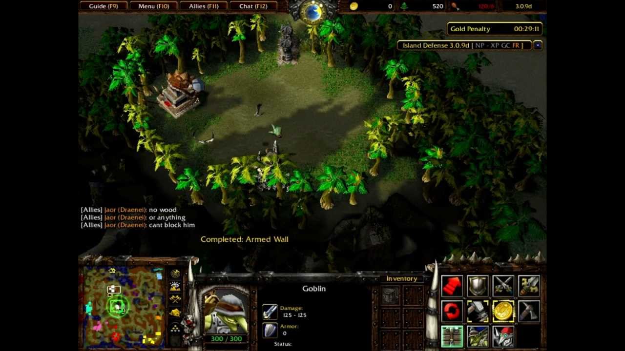 Island Defense WC3 Part1 - YouTube