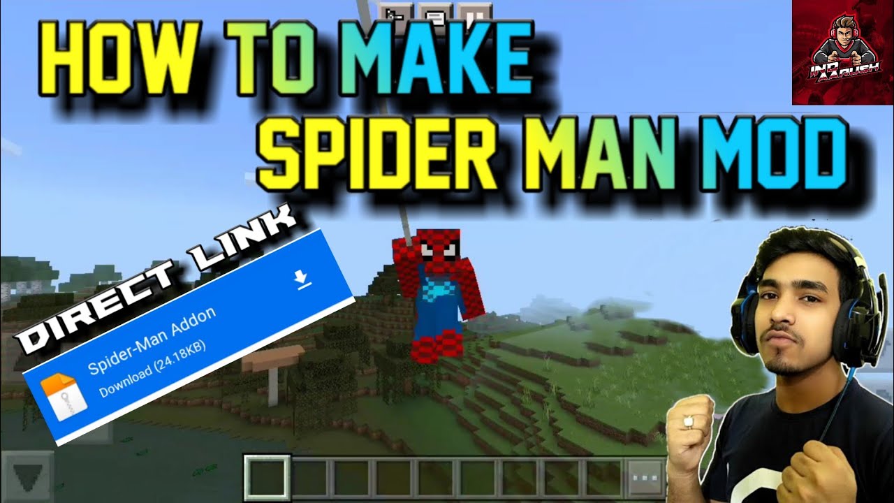 How To Get Spider Man Mod Minecraft Packet Edition Direct Link How To Get Spider Man Mod Minecraft Packet Edition Direct Link
