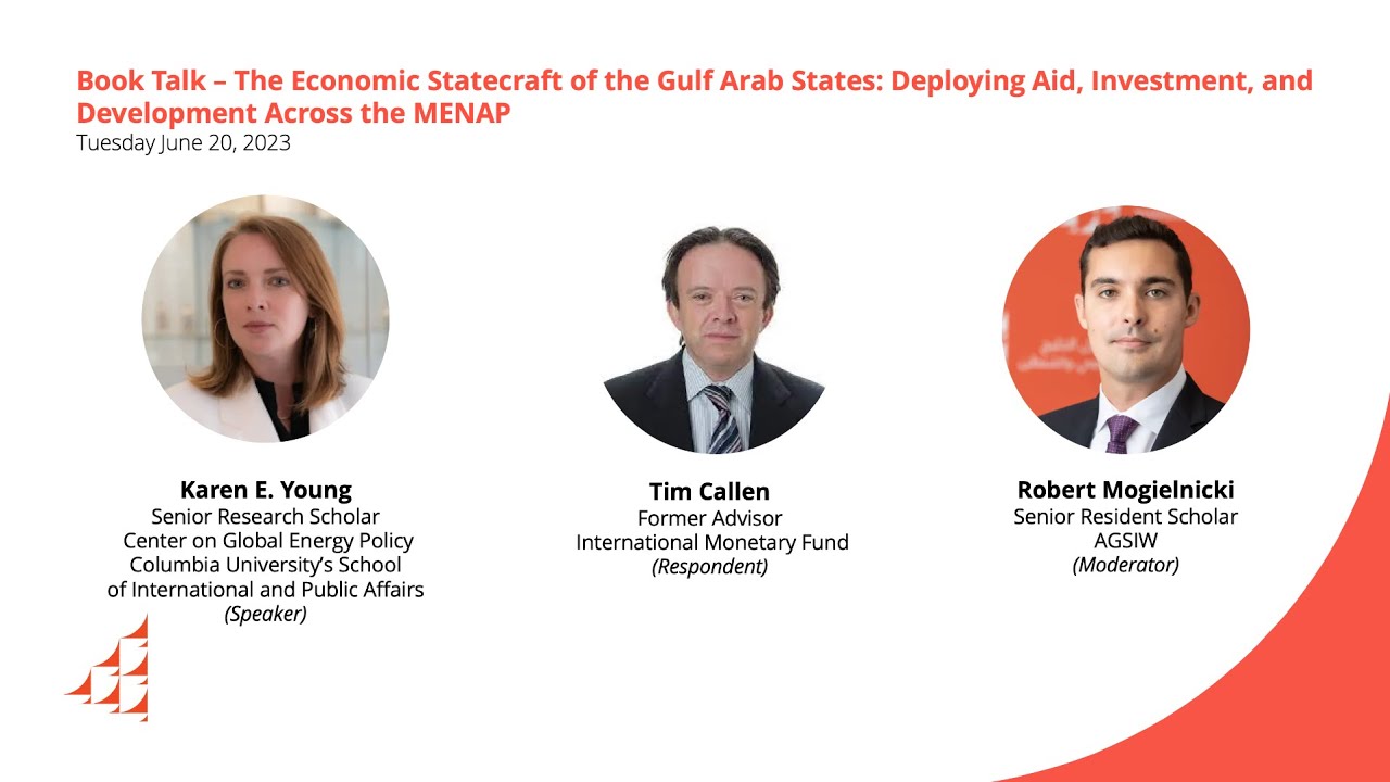 Book Talk – The Economic Statecraft of the Gulf Arab States - YouTube