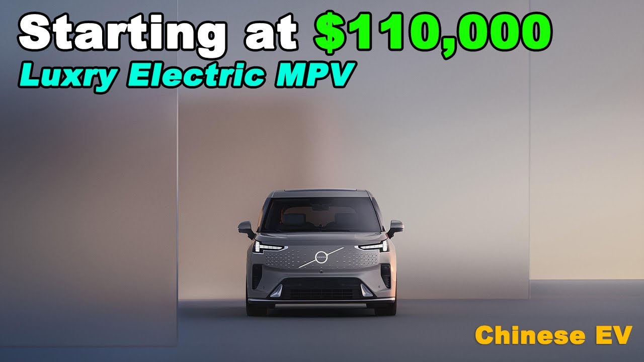 Chinese EV: Volvo EM90, luxry electric MPV, range up to 738km, starting ...