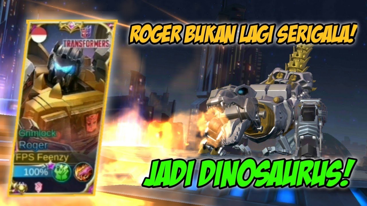 New skin Roger Transformers - Mobilelegends - YouTube