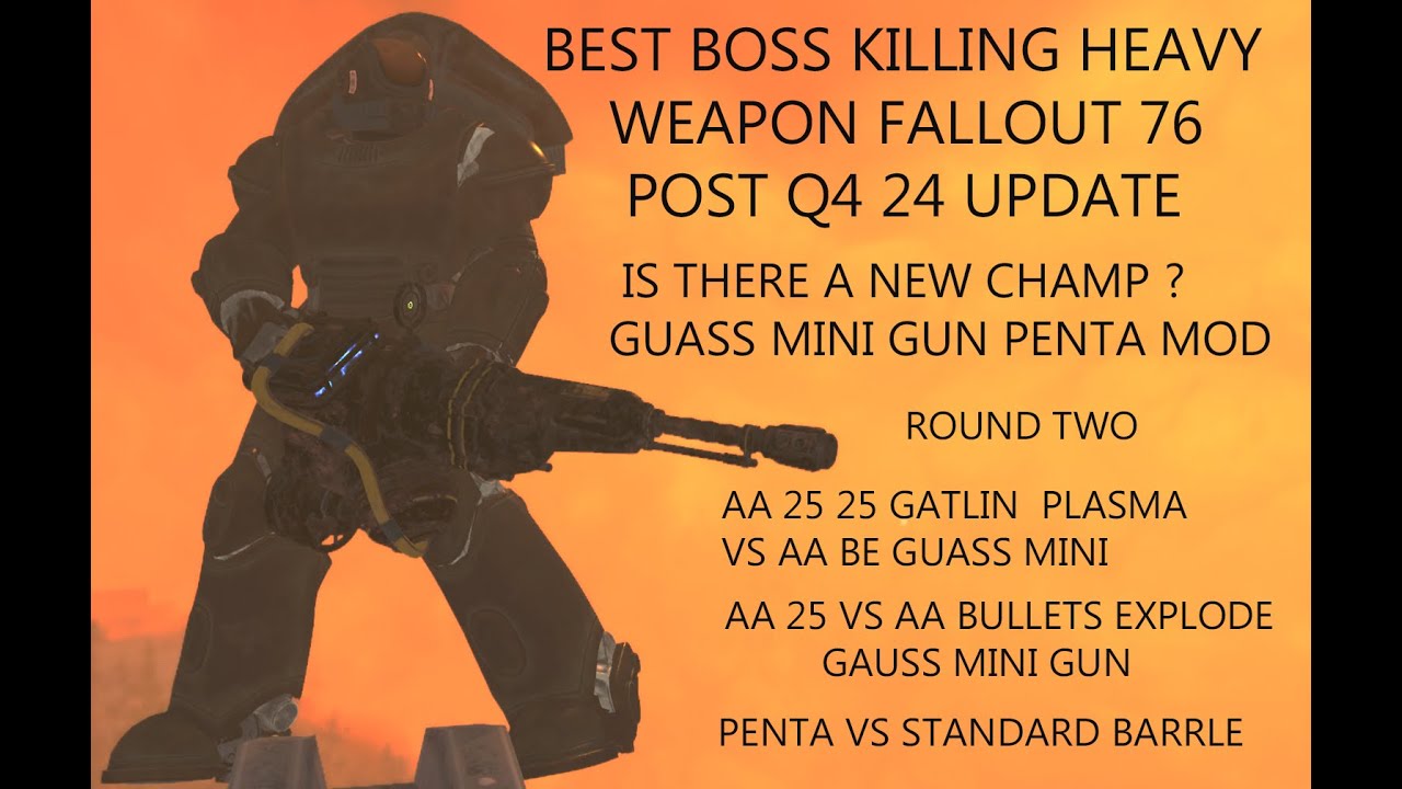 FALLOUT 76 EARL CURLS WITH WEAPON SPEED VS BULLETS EXPLODE PENTA VS ...