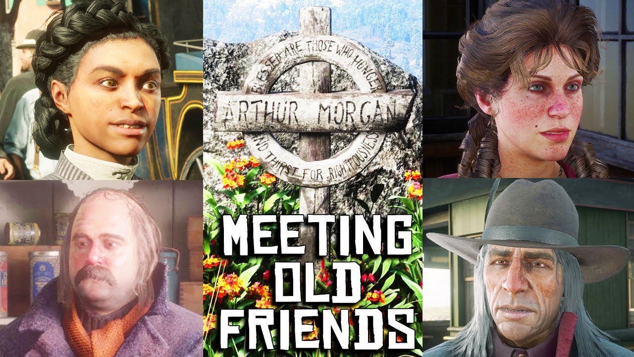 Red Dead Redemption 2 - Meeting old friends and gang members after the ...