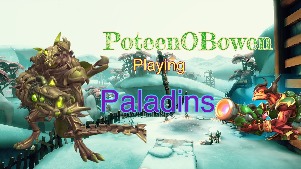 Poteen plays Paladins, Drogoz Fusillade Talent with loadout, with ...