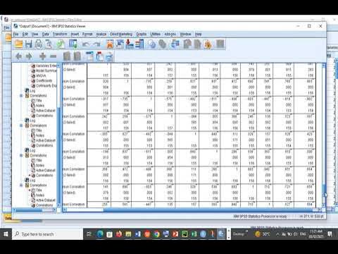 Data Analysis in SPSS: Detecting the Problem of Multicollinearity - YouTube