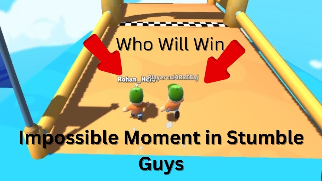 Speed Running Stumble guys gone Wrong Impossible Moment - YouTube
