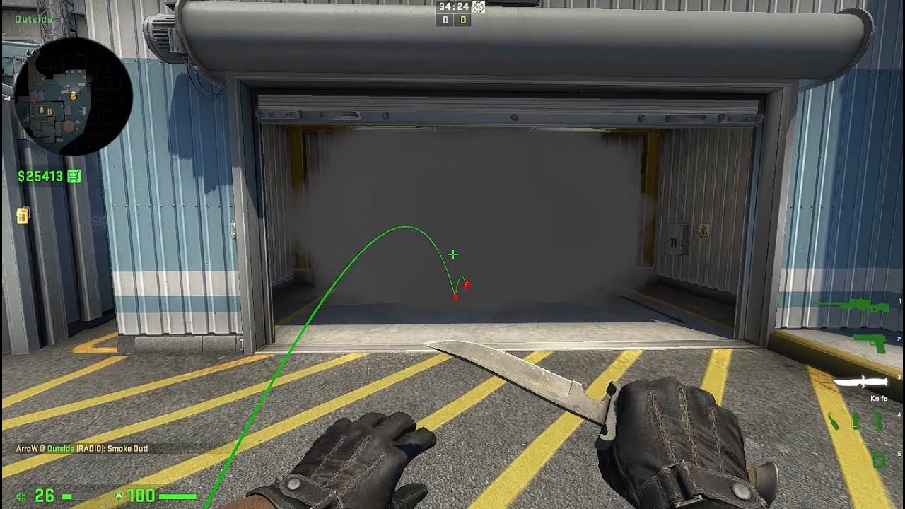 How to SMOKE fast garage from T-spawn on NUKE - YouTube