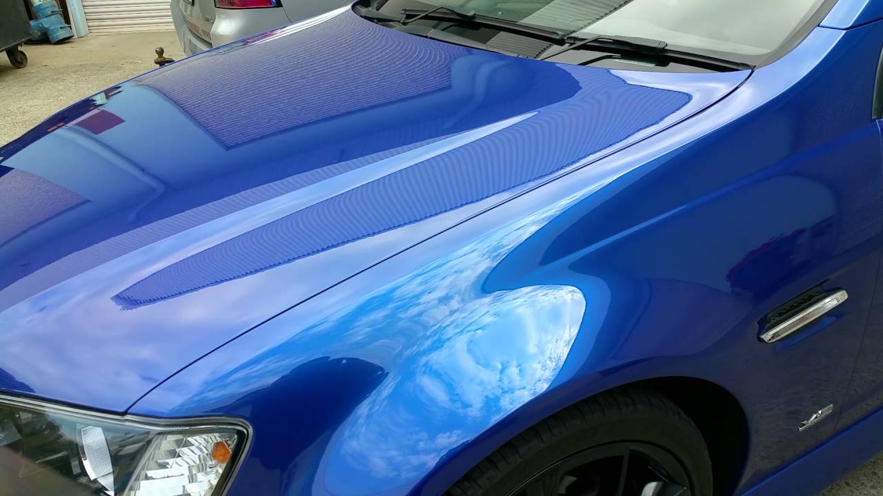 VE SS Commodore Paint Correction. - YouTube