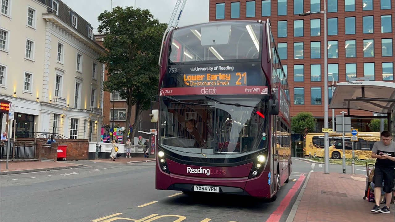 Reading Buses Enviro400 MMC 753 (YX64VRN) On Route 21 To Lower Earley ...
