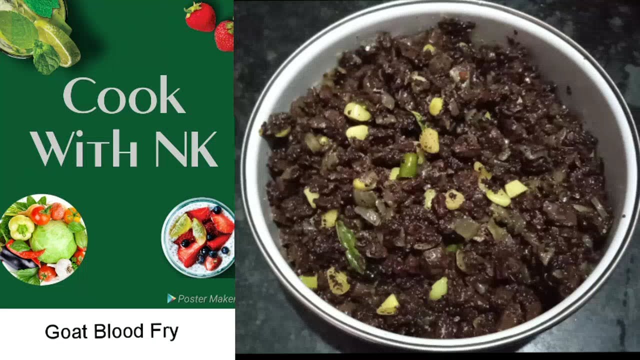 Goat Blood Fry Recipe in Tamil - YouTube