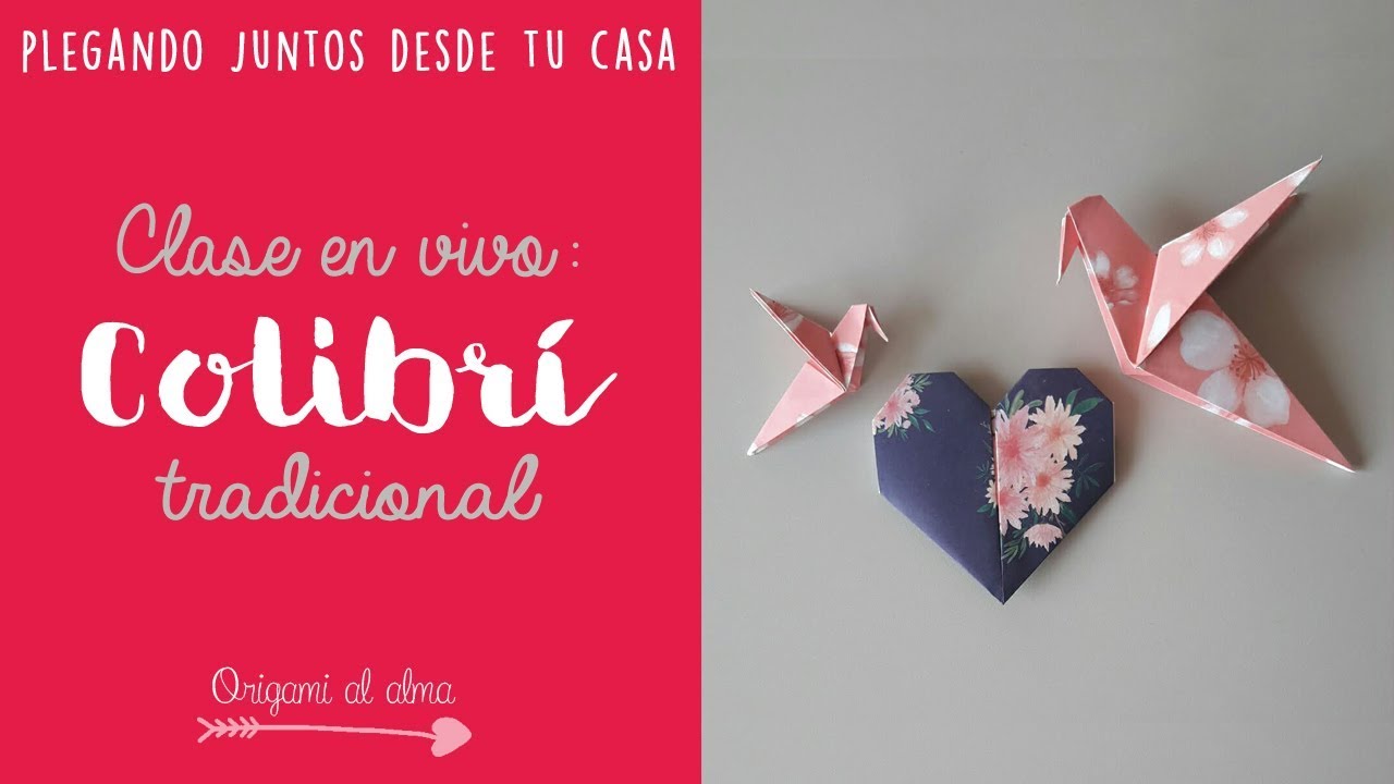 Colibri - Origami paso a paso - YouTube