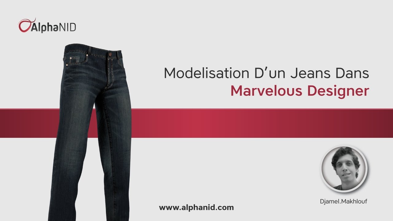 Comment modéliser un Jeans dans Marvelous Designer - YouTube