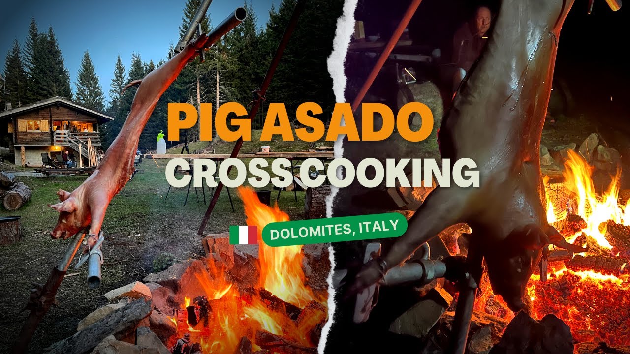 How to Roast a Pig Asado cross cooking - YouTube