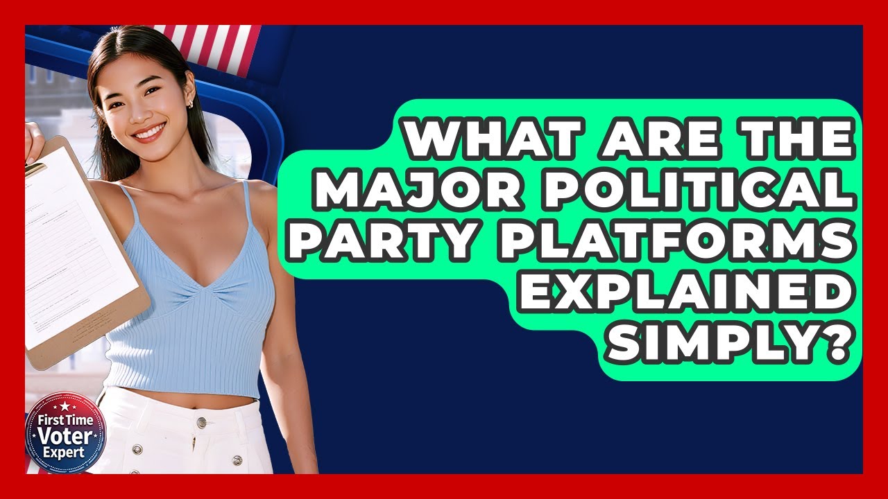 What Are The Major Political Party Platforms Explained Simply? - First ...