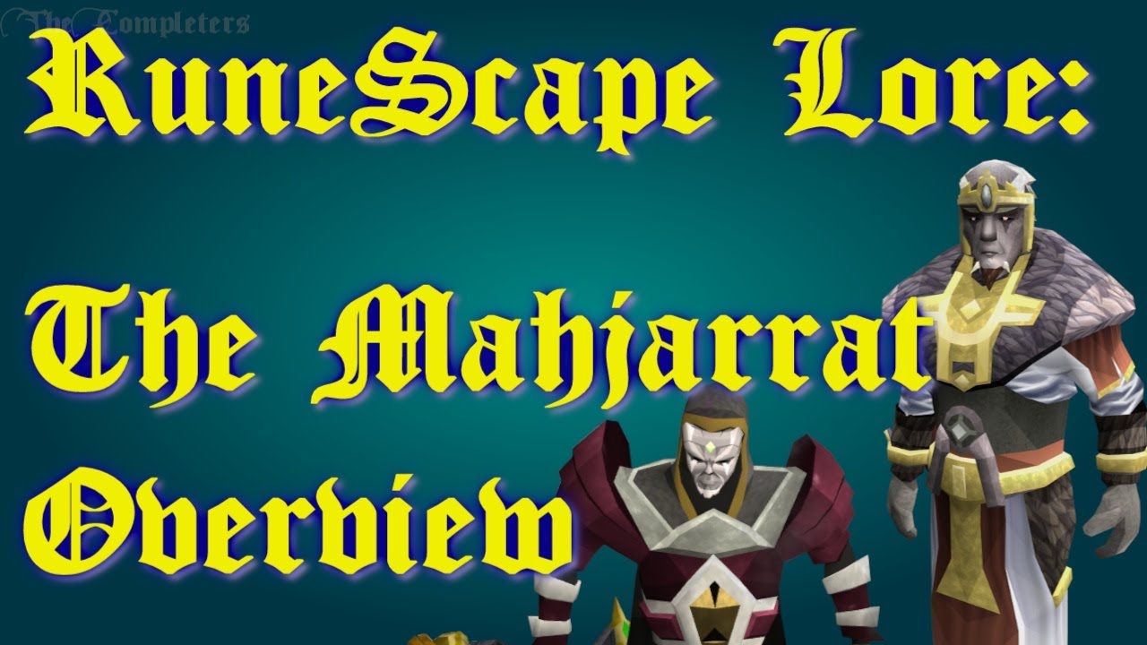 RSLore: The Mahjarrat - Overview - YouTube