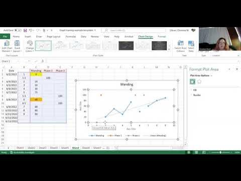 Applied Behavior Analysis (ABA) Graphing in Excel with Embedded Phase ...