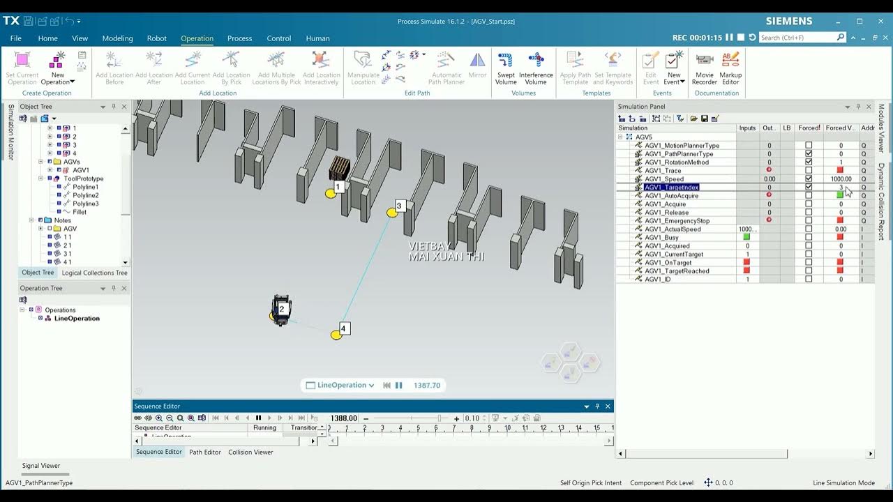 [Tecnomatix Process Simulate] Ứng dụng mô phỏng Robot tự hành AGV ...