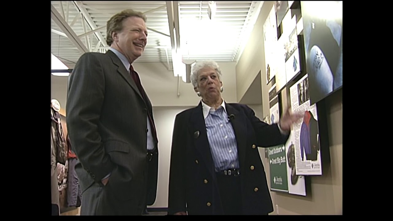 KGW archives: Gert Boyle and new Columbia headquarters (2001) - YouTube