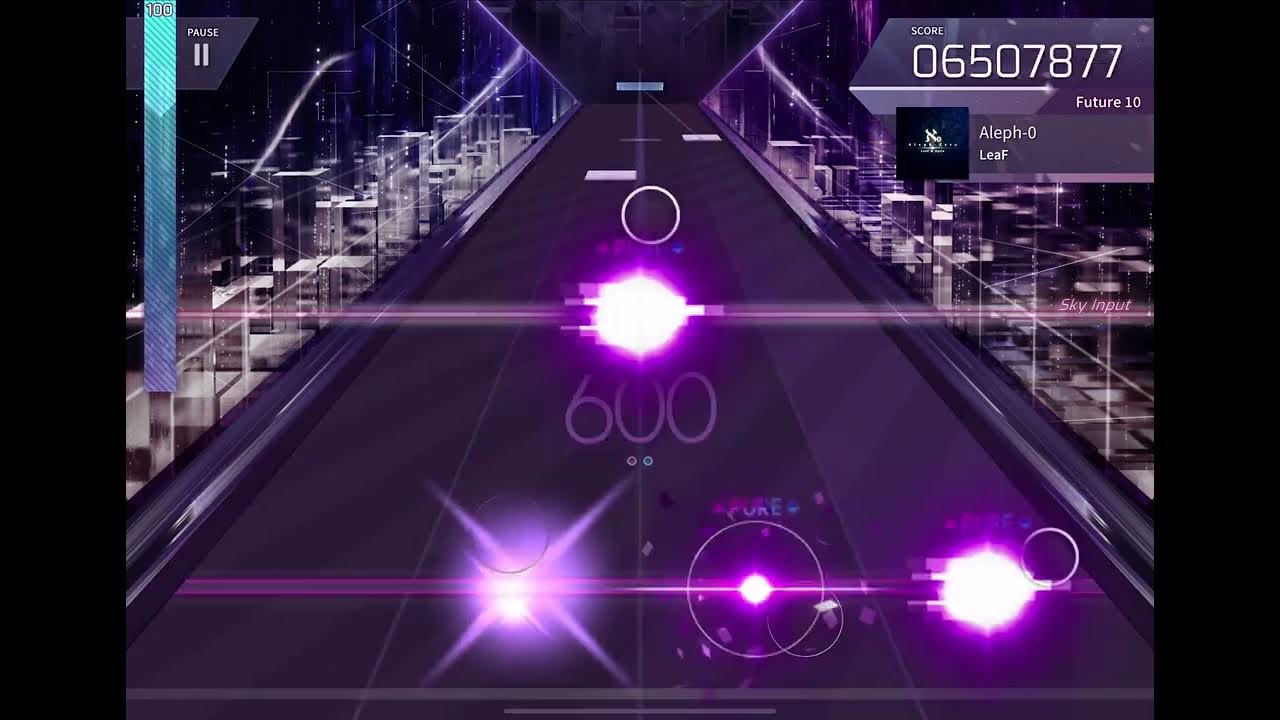 [Arcaea] LeaF - Aleph-0 FTR 10 PM Max-12 (Hit FX ON) - YouTube