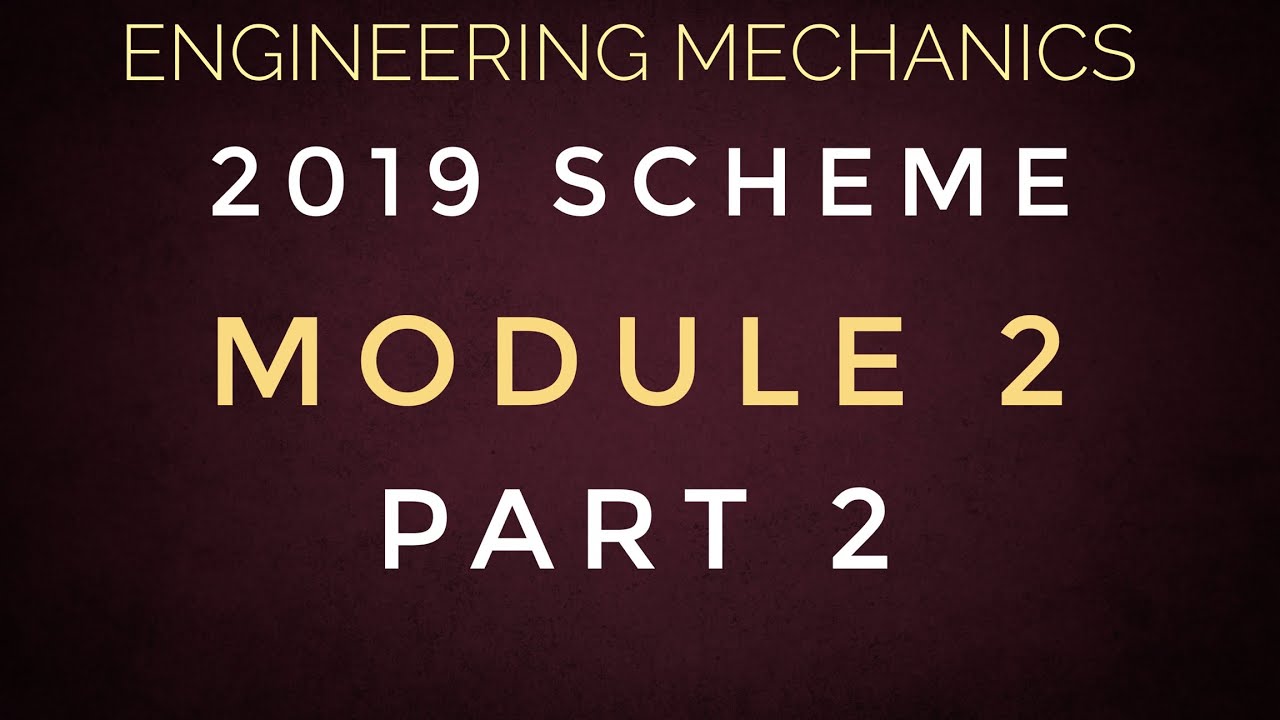 KTU-MECHANICS- MODULE 2-PART 2- FRICTION PROBLEMS - YouTube