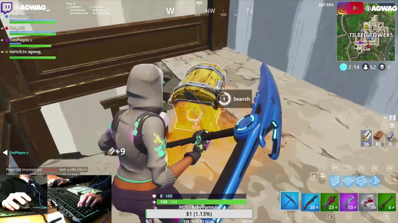 FORTNITE: Battle Royale Jetpack Squad 2nd warmup game. - YouTube