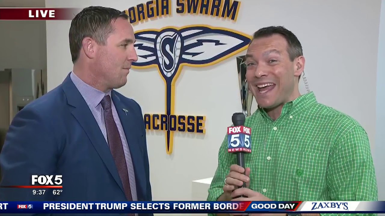 Meet the Georgia Swarm mascot - YouTube