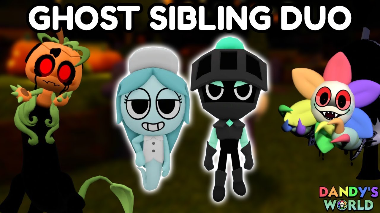 GHOST SIBLING Duo Run On Dandy's World! - YouTube