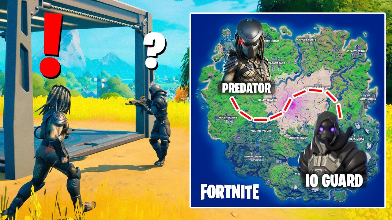 Co Się Stanie Gdy BOSS PREDATOR Spotka IO GUARDSÓW w Fortnite Sezon 5 ...