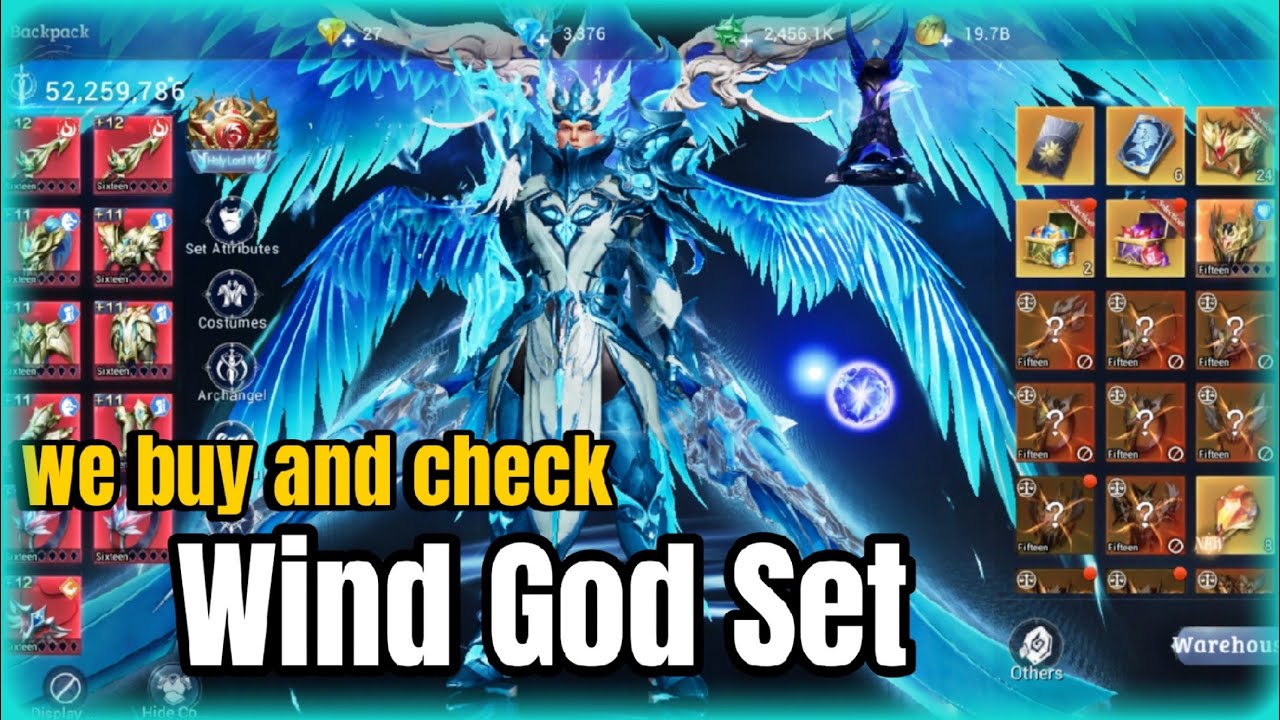 [ MU Origin 3 ] Wind God Set - I buy and check - YouTube