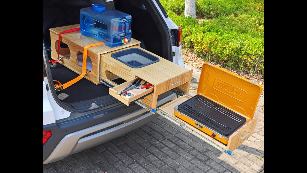 Overlanding Kitchen with drawers - YouTube