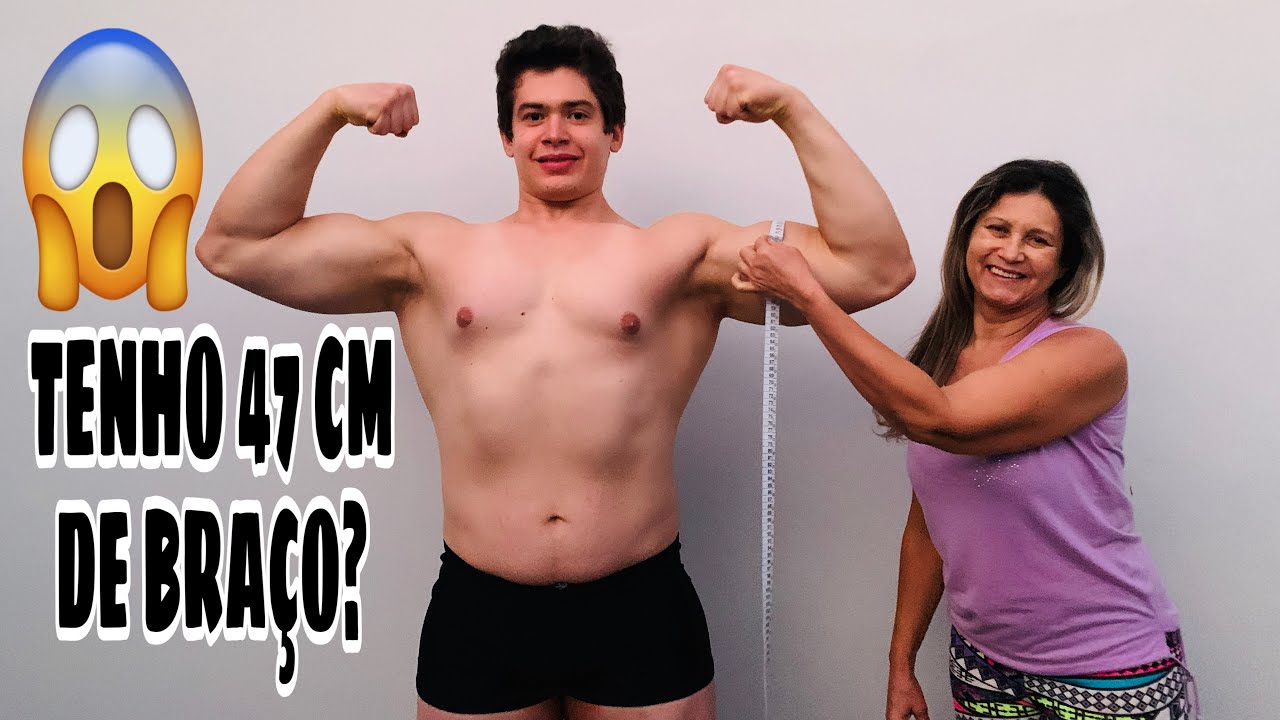 MINHAS MEDIDAS ATUAIS | TENHO 47 CM DE BRAÇO? - YouTube