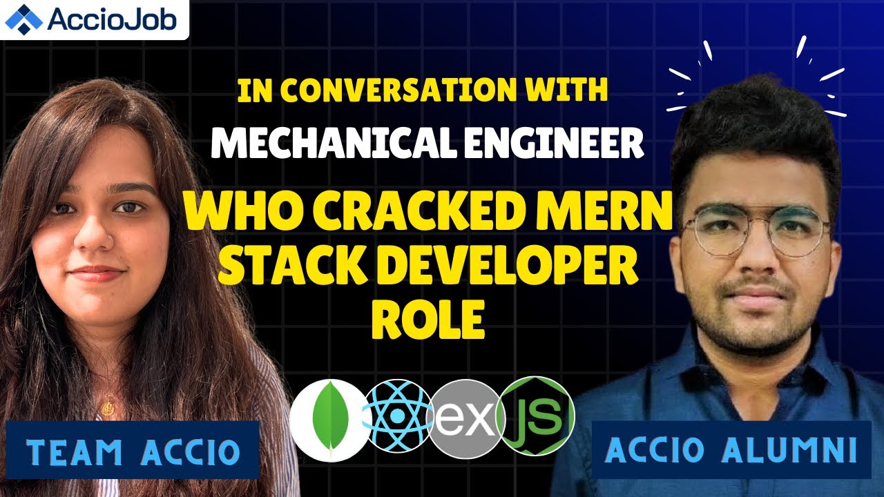 Switching from Core Mechanical Profile to a Software Developer Role | AccioJob Alumni - YouTube