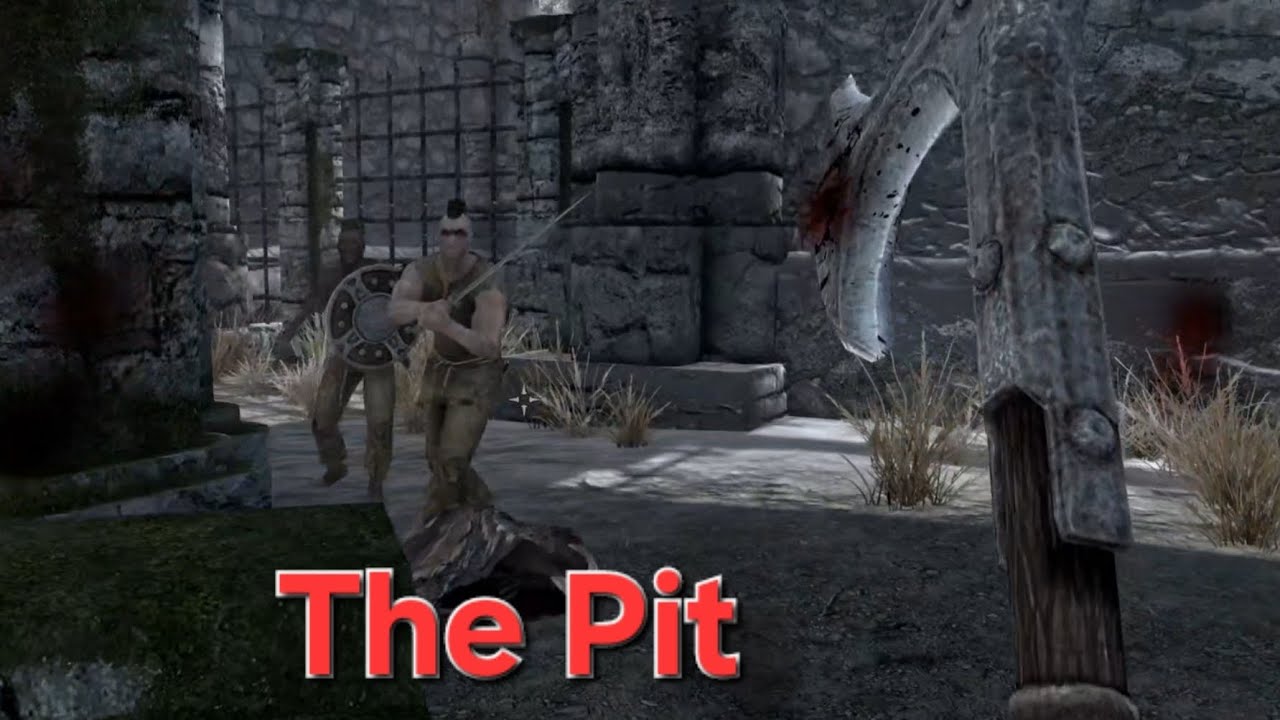 Forced to fight - skyrim the pit mod #skyrim #skyrimspecialedition ...