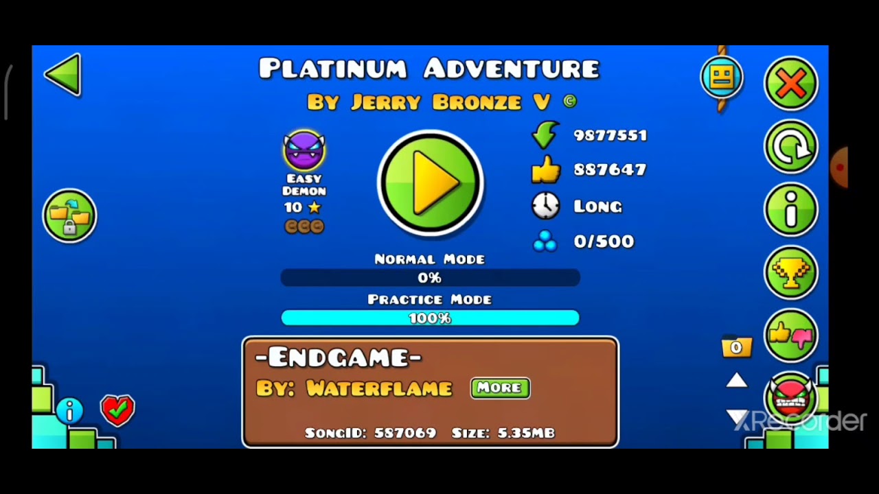Platinum adventure [100%] Geometry dash - YouTube