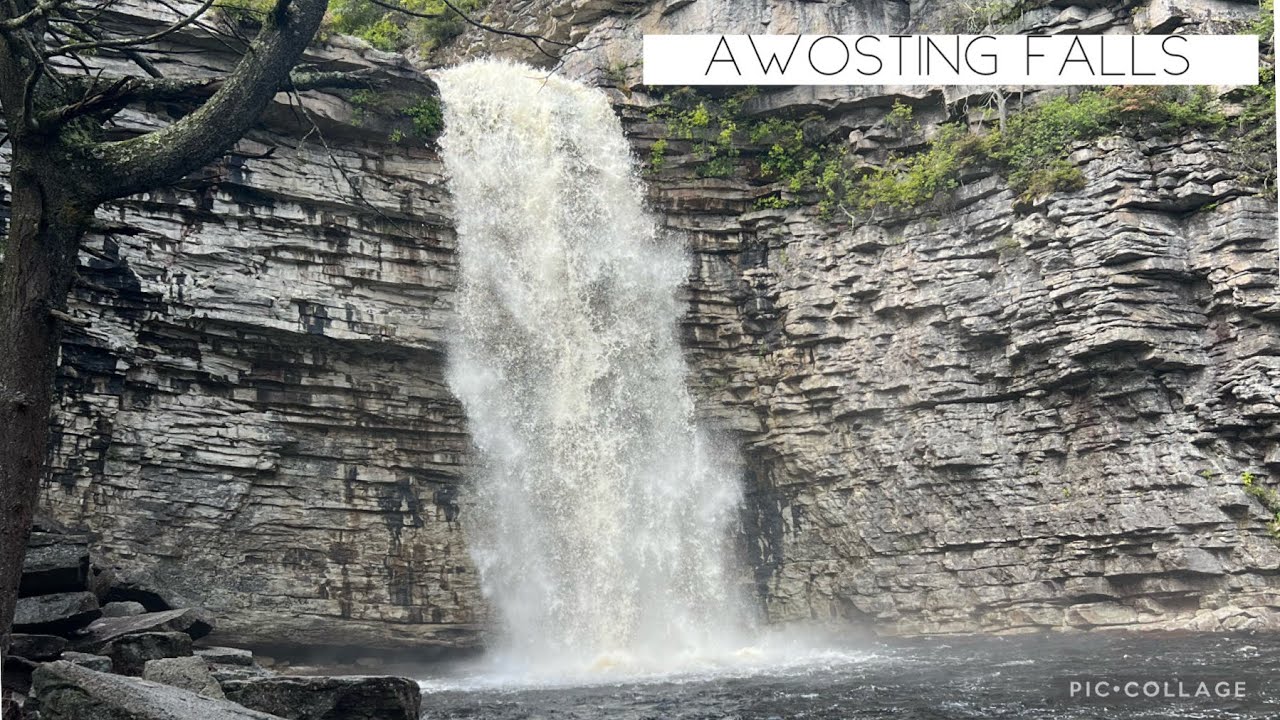 Awosting Falls- Minnewaska State Park Preserve, New York - YouTube