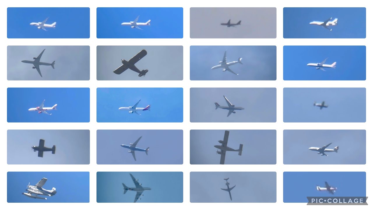 Monday Plane Spotting 20+ Minutes of EPIC Action at Home - YouTube
