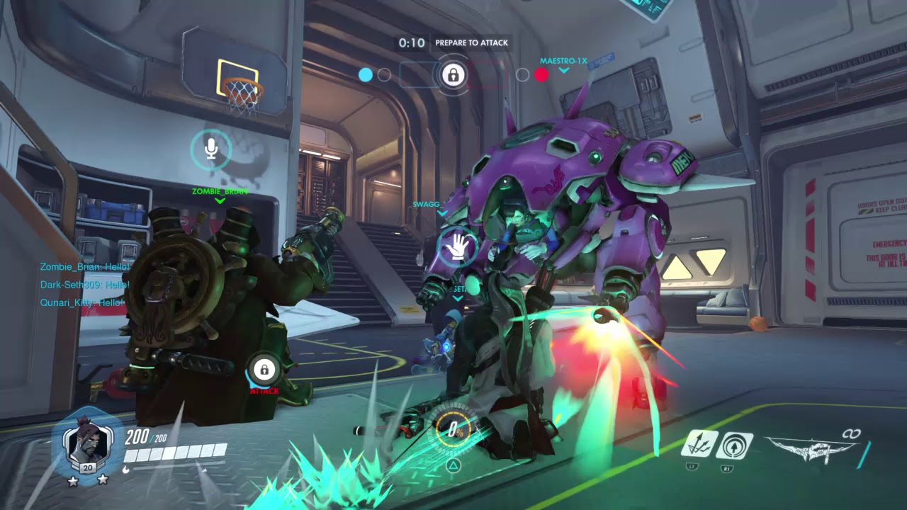 Overwatch: Origins Edition Strange Hanzo shade throwing Ana - YouTube