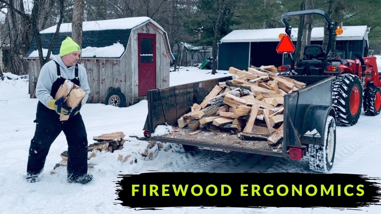 Moving Firewood - The Aches & Pains - YouTube