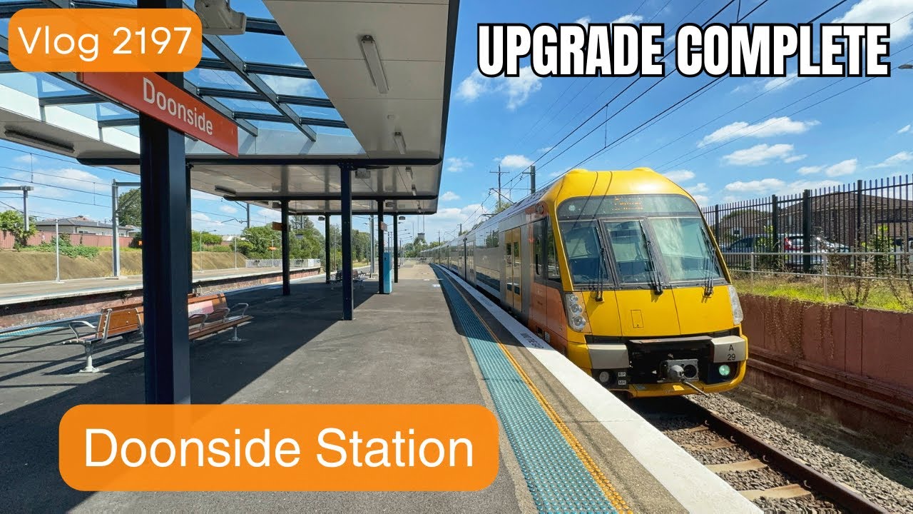 Sydney Trains Vlog 2197: Doonside Station Upgrade Complete - YouTube