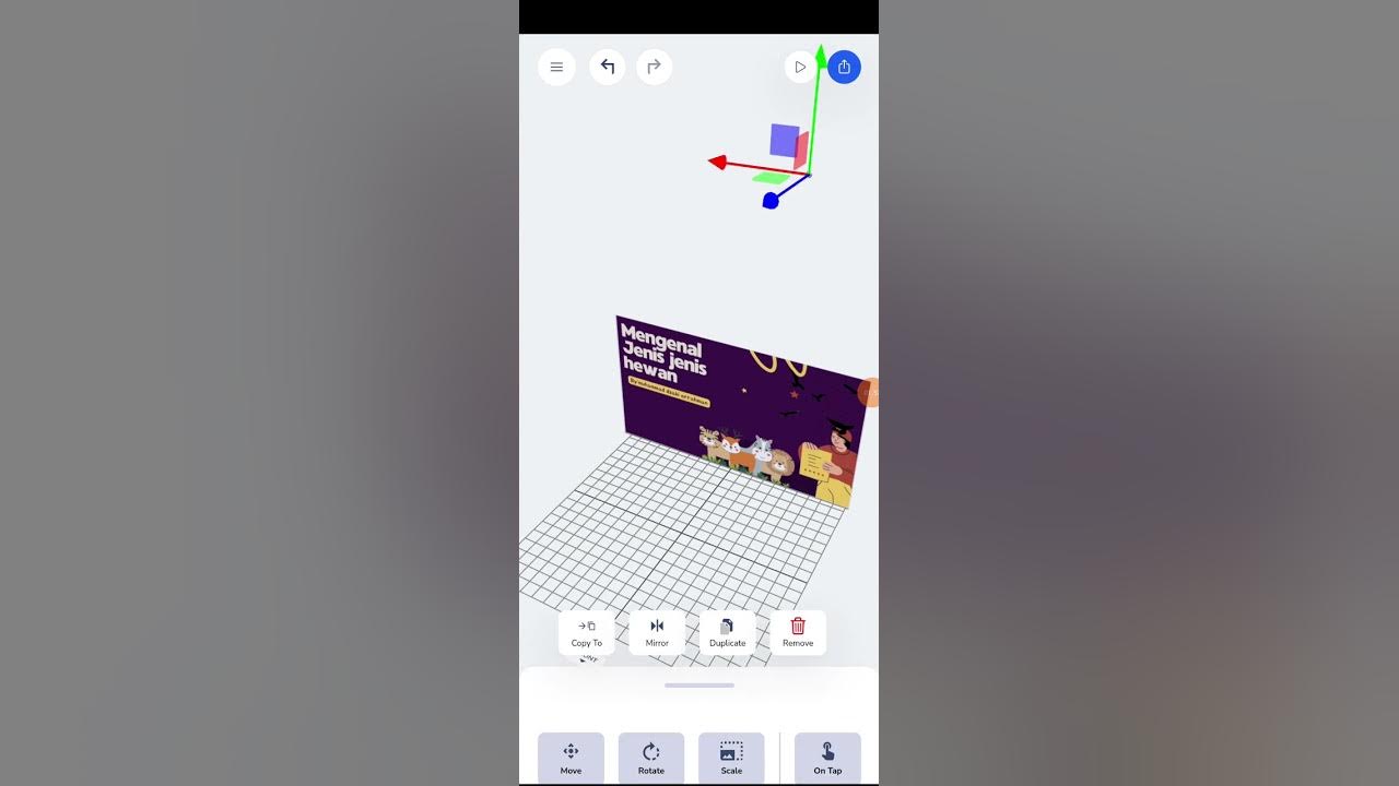 tutorial augmented reality tugas strategi belajar mengajar - YouTube