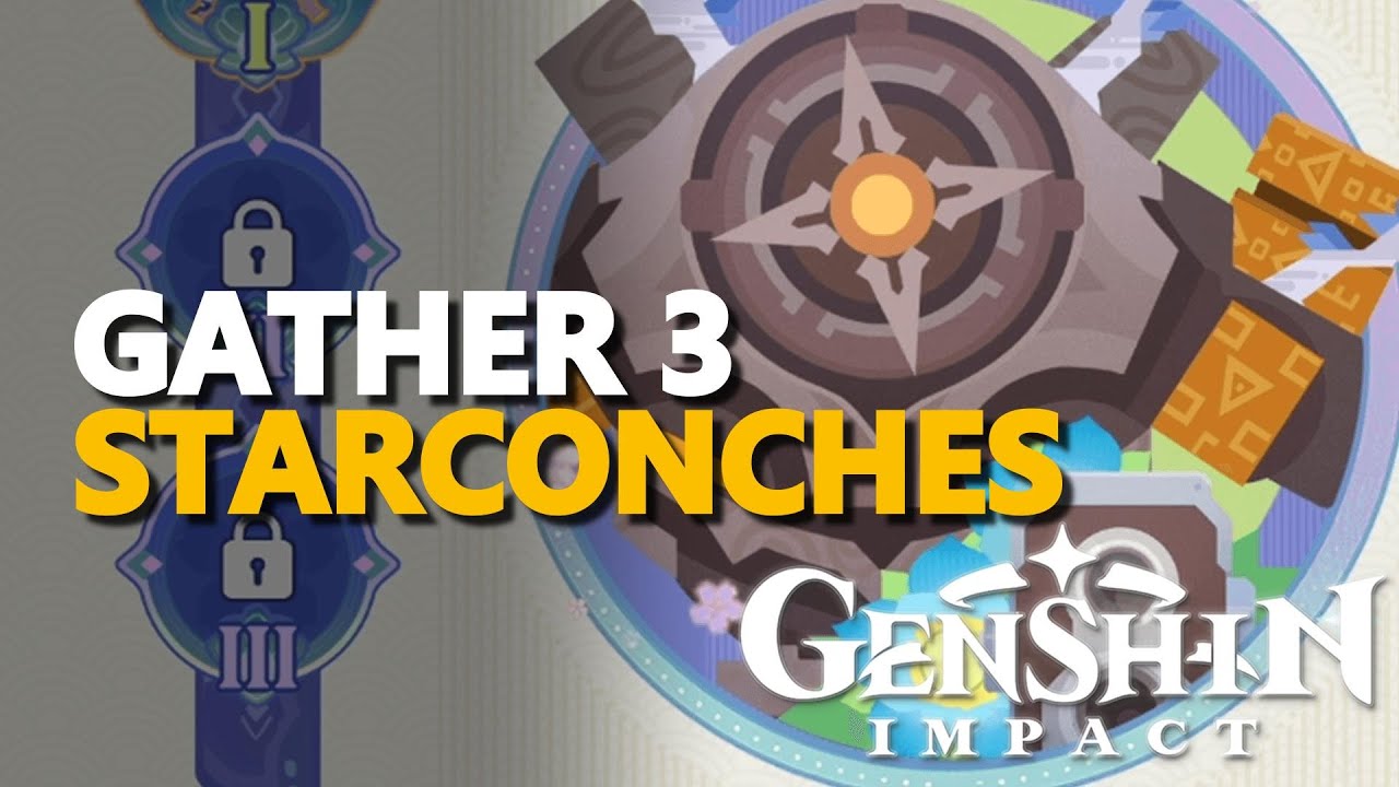 Gather 3 Starconches Genshin Impact - YouTube