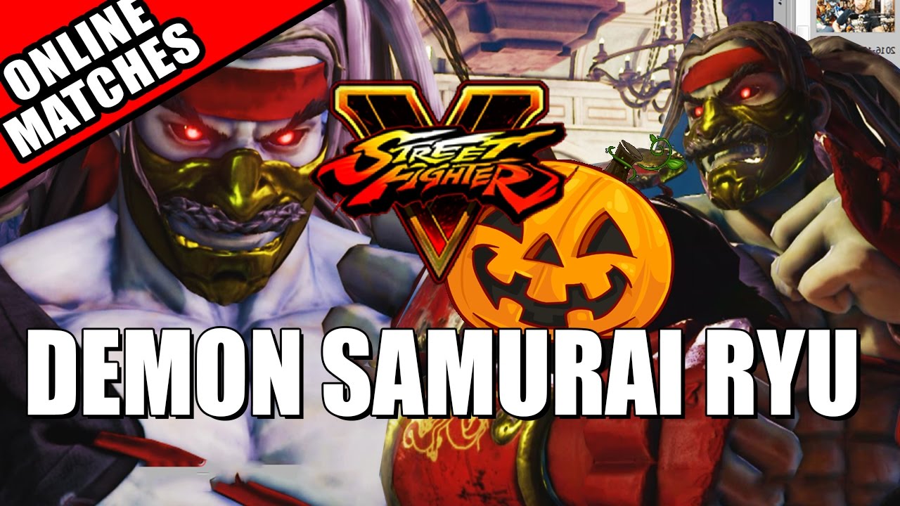 DEMON SAMURAI RYU - Halloween Costume: Street Fighter 5 w/Mods - YouTube